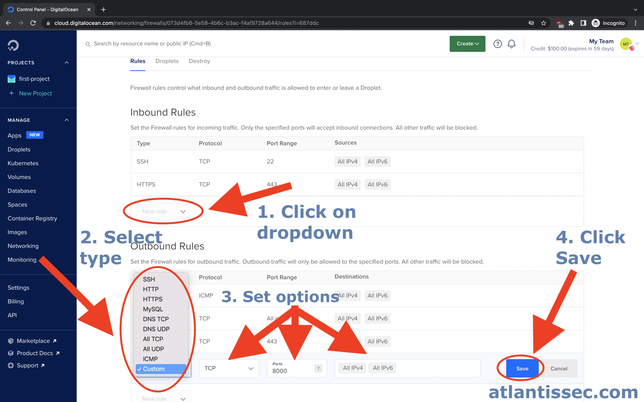 How To Whitelist IP Addresses In DigitalOcean